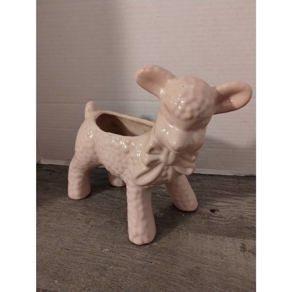 Haeger | Accents | Haeger Pink Lamb Pottery Planter Art Succulent ...